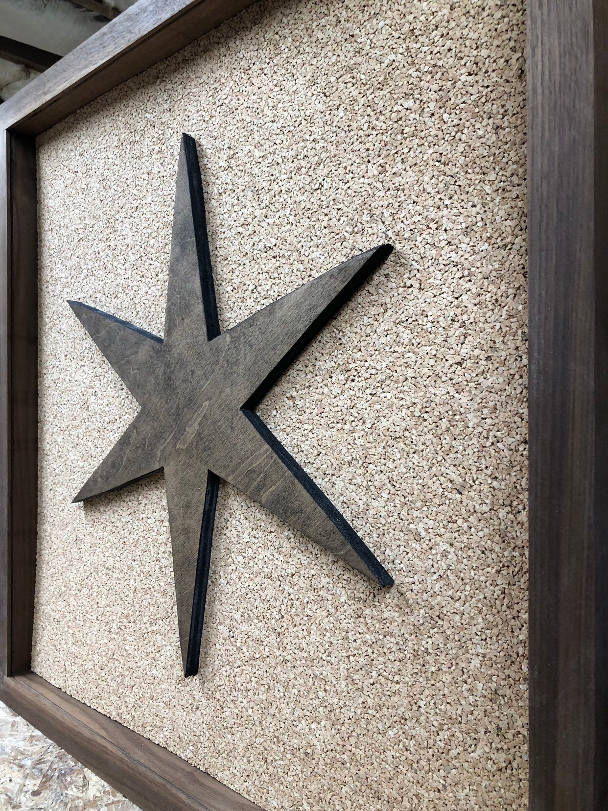 Six Point Star Pin Display Shadowbox (Adventures by Disney), Corkboard ...