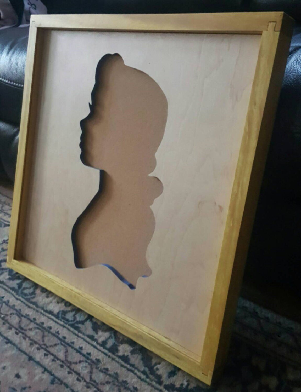 Disney Inspired Pin Display Shadowbox (Belle), Corkboard, Cork Display | JBird Custom Woodworking