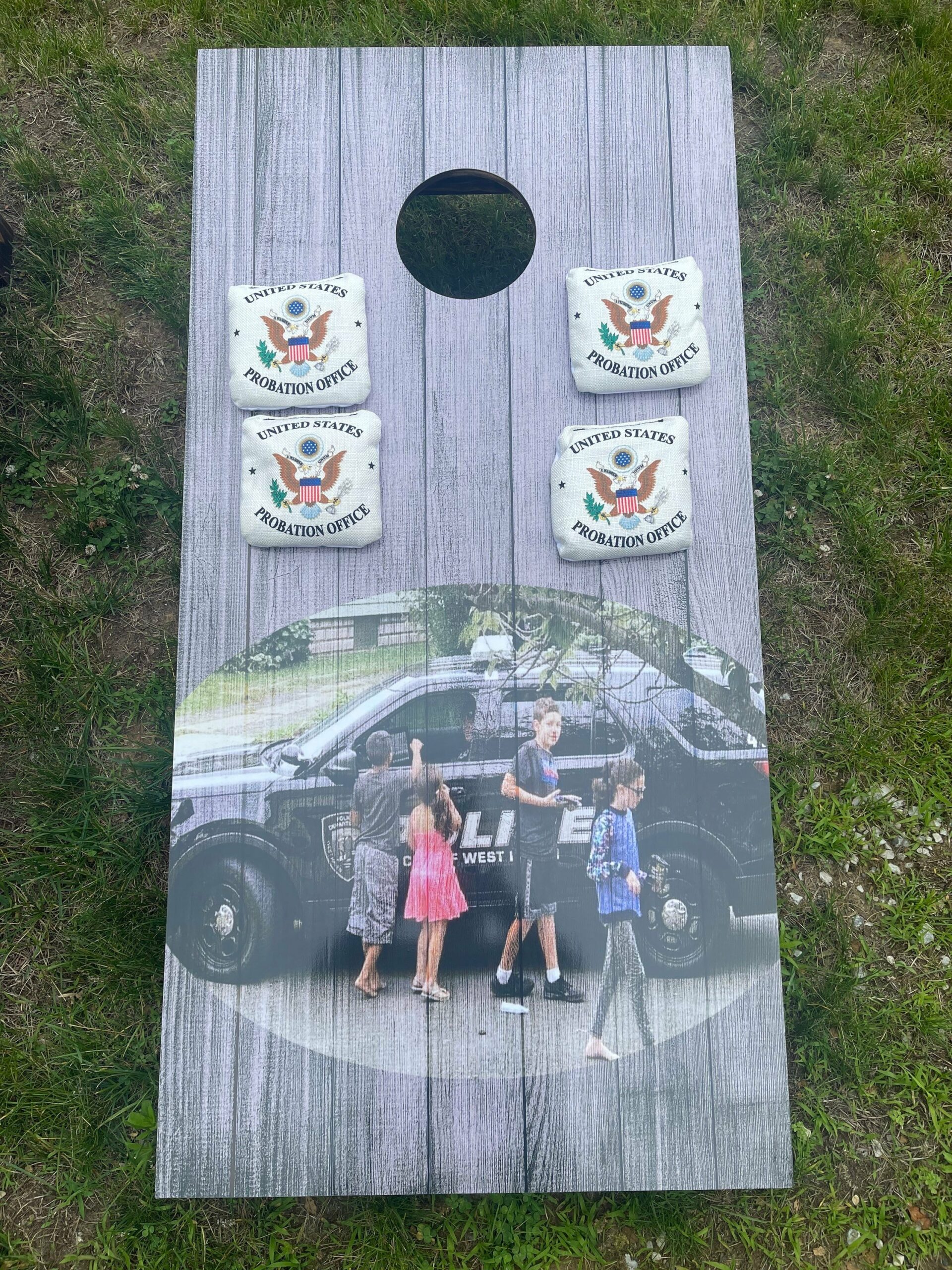 Custom Handmade Cornhole boards with custom bags | JBird Custom Woodworking